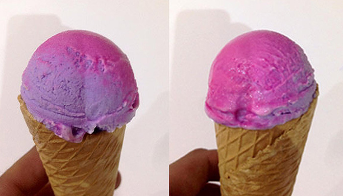El helado español que cambia de color conquista a la prensa extranjera ...